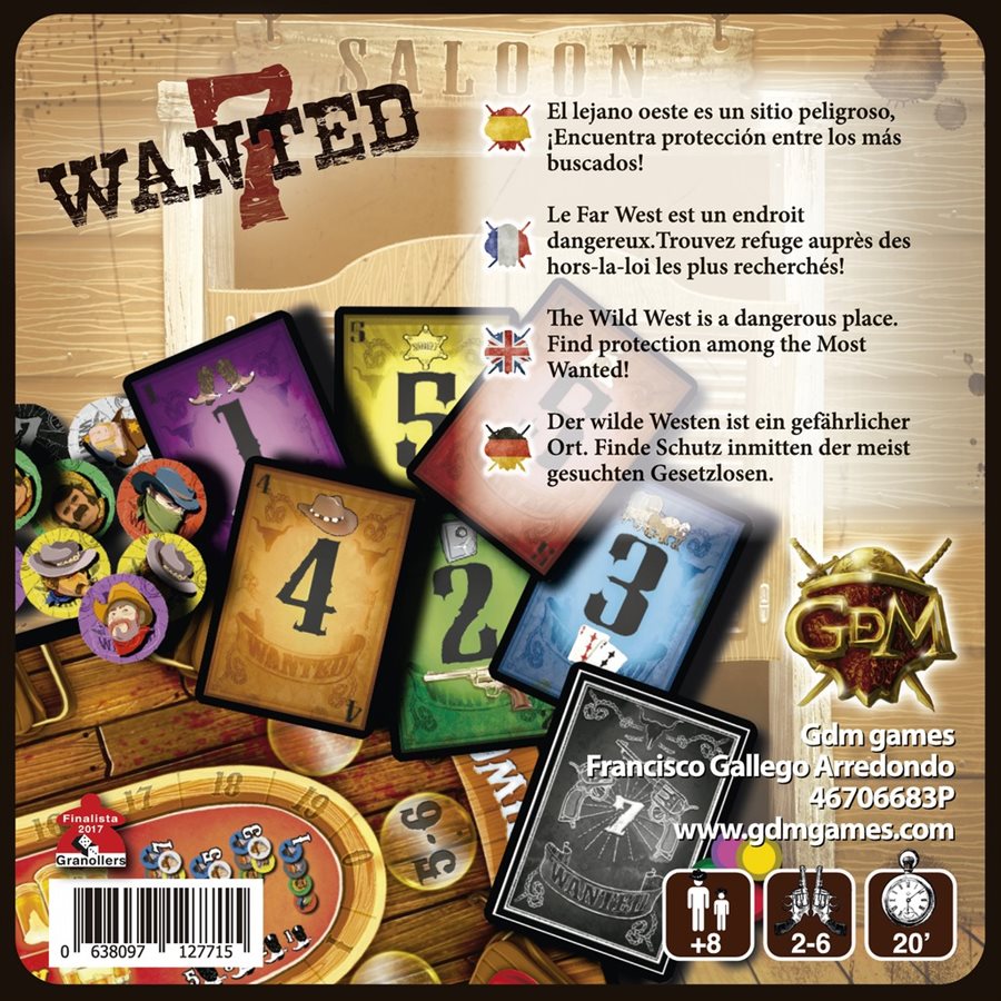 Wanted 7 (ML) - LilloJEUX - Boutique de jeux de société québécoise