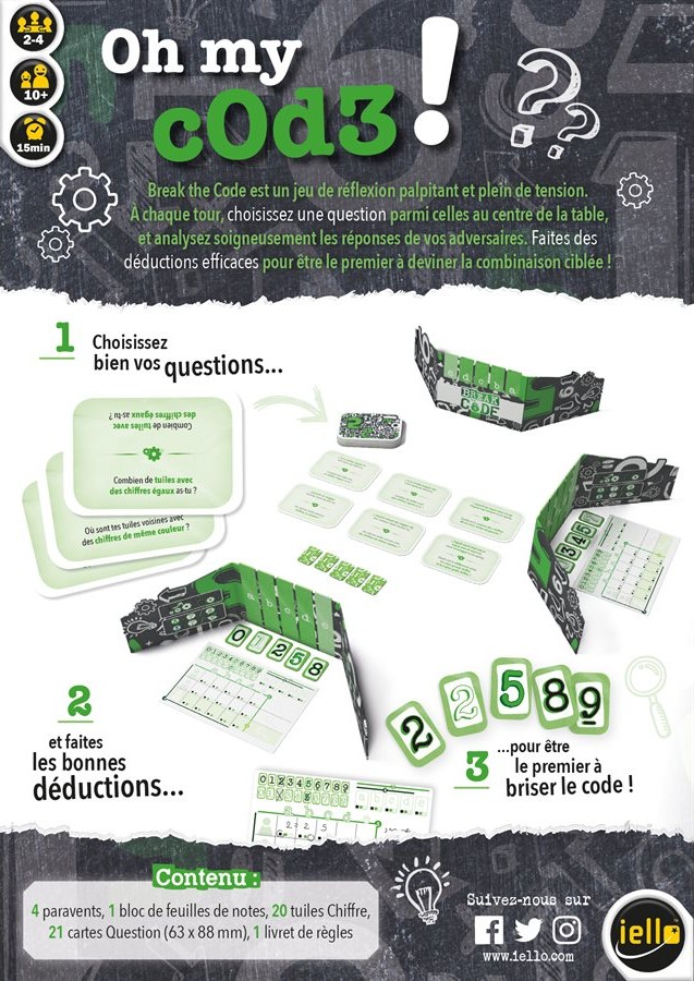 Break the Code (VF) - LilloJEUX Boutique de Jeux de Société