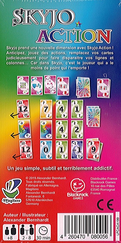Skyjo - Action (VF) - LilloJEUX - Boutique québécoise de jeux de société