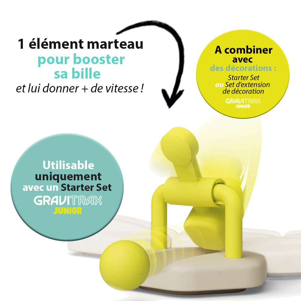 Gravitrax Junior - Element Marteau (ext) - LilloJEUX