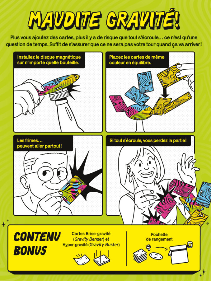 Instable - Cards vs Gravity (Édition Québécoise) (VF) - LilloJEUX