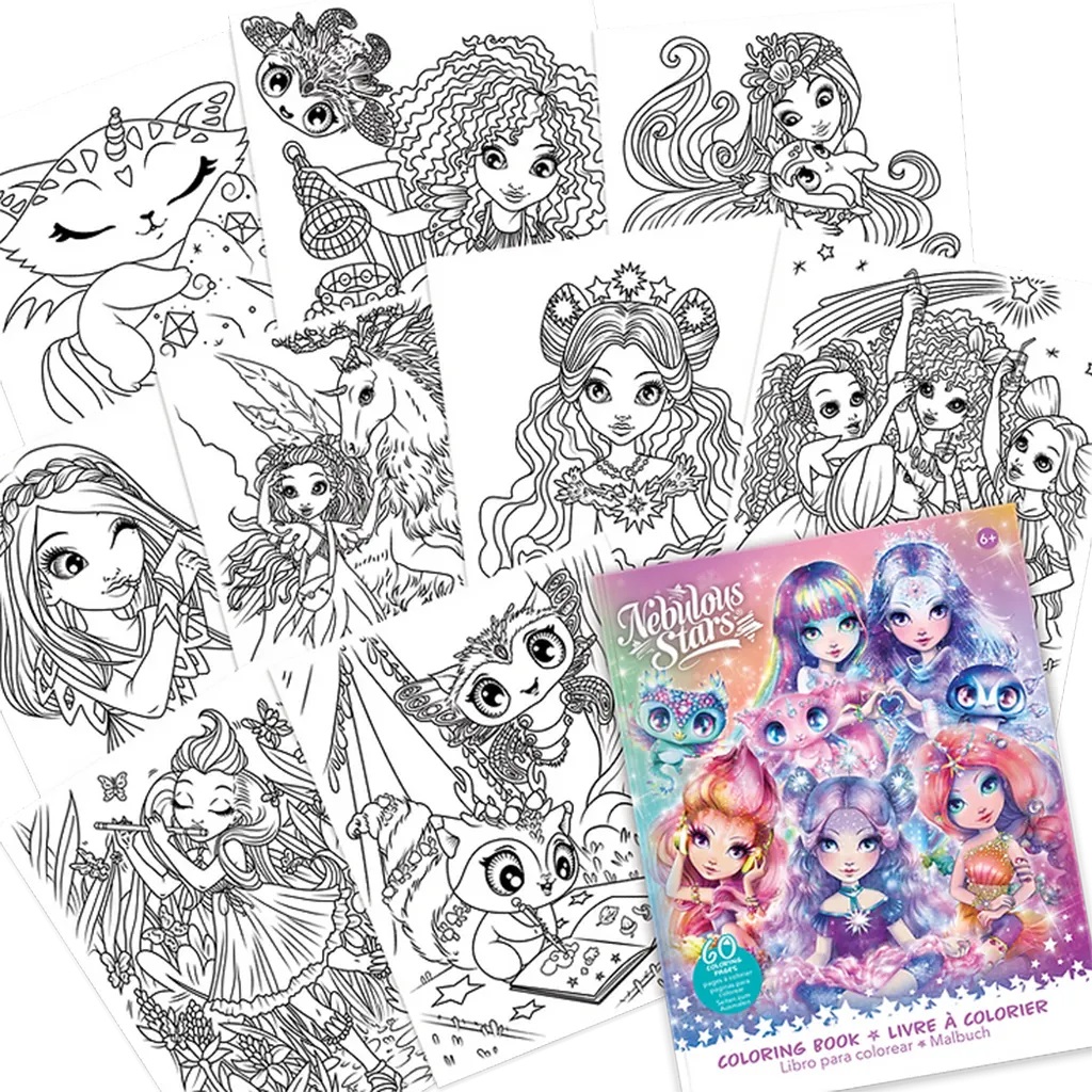 Nebulous Stars - Livre à Colorier - LilloJEUX