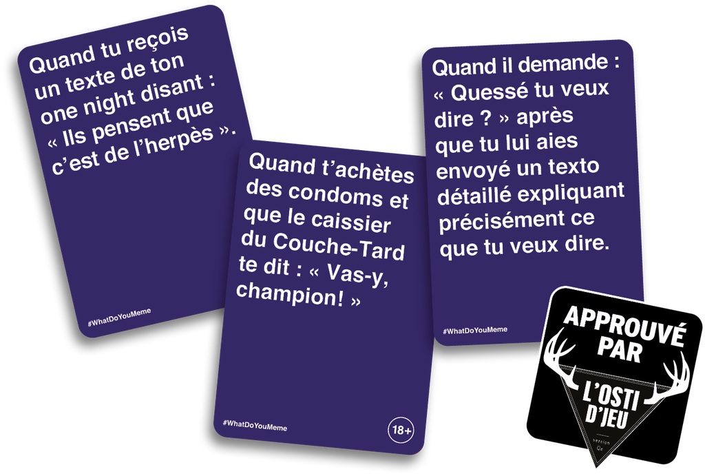 What Do You Meme? Édition Québécoise - Extension 18 ans et + - LilloJEUX