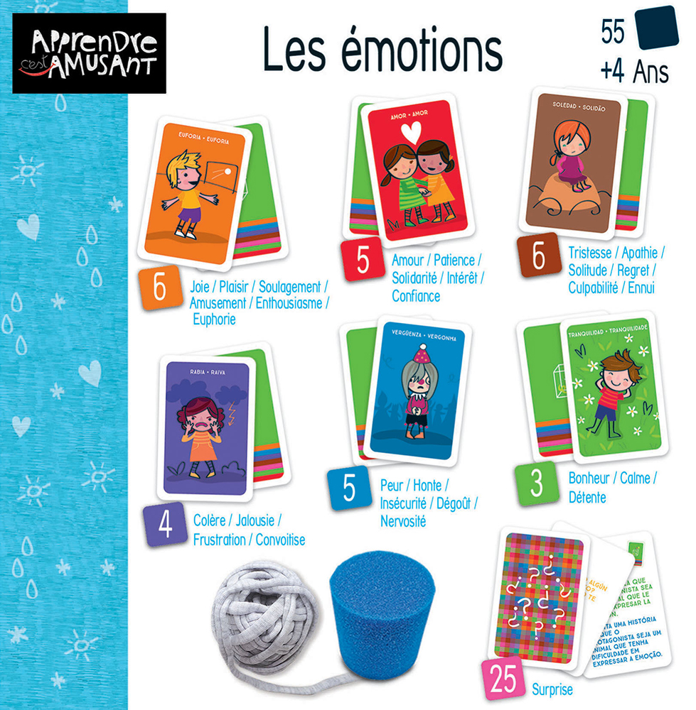 Apprendre c'est Amusant - Les Émotions - LilloJEUX