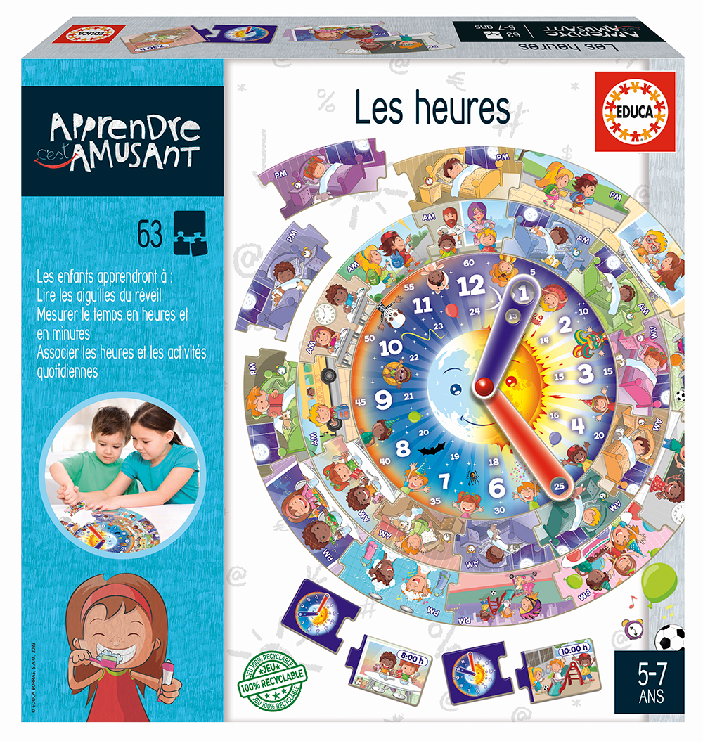 Apprendre c'est Amusant - Les Heures - LilloJEUX