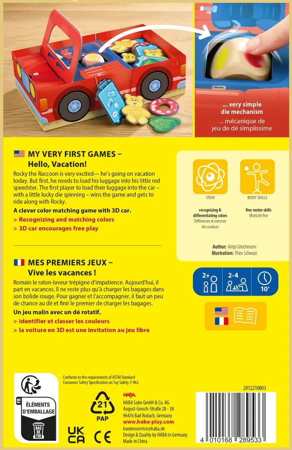 Mes Premiers Jeux - Vive les Vacances! (ML) - LilloJEUX