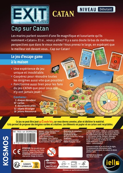 Exit: Cap sur Catan - LilloJEUX
